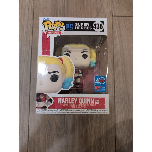 Funko | Toys | Funko Pop Dc Comics Heroes Harley Quinn With Belt 436 ...